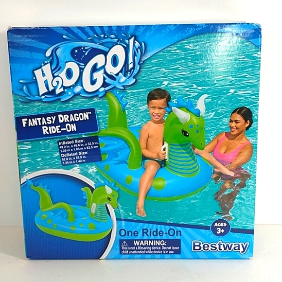 H2O GO | Swim | H2o Go Fantasy Dragon Ride On Pool Float | Poshmark